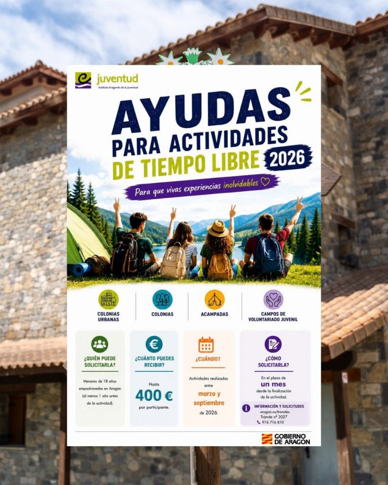 Instituto Aragonés de Juventud | Ayudas para actividades de tiempo ...
